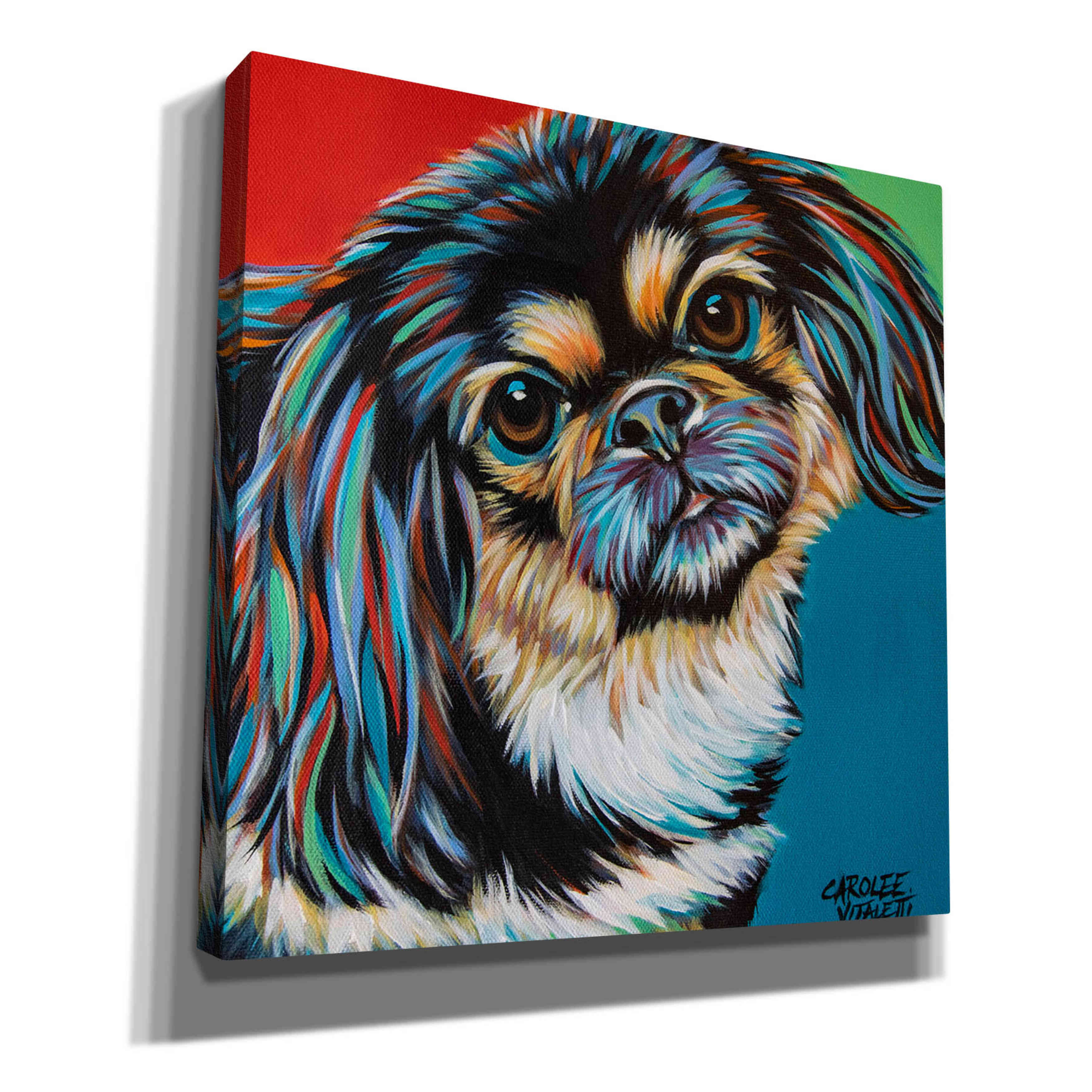 Epic Graffiti Chroma Dogs IV by - Wrapped Canvas Graphic Art | Wayfair