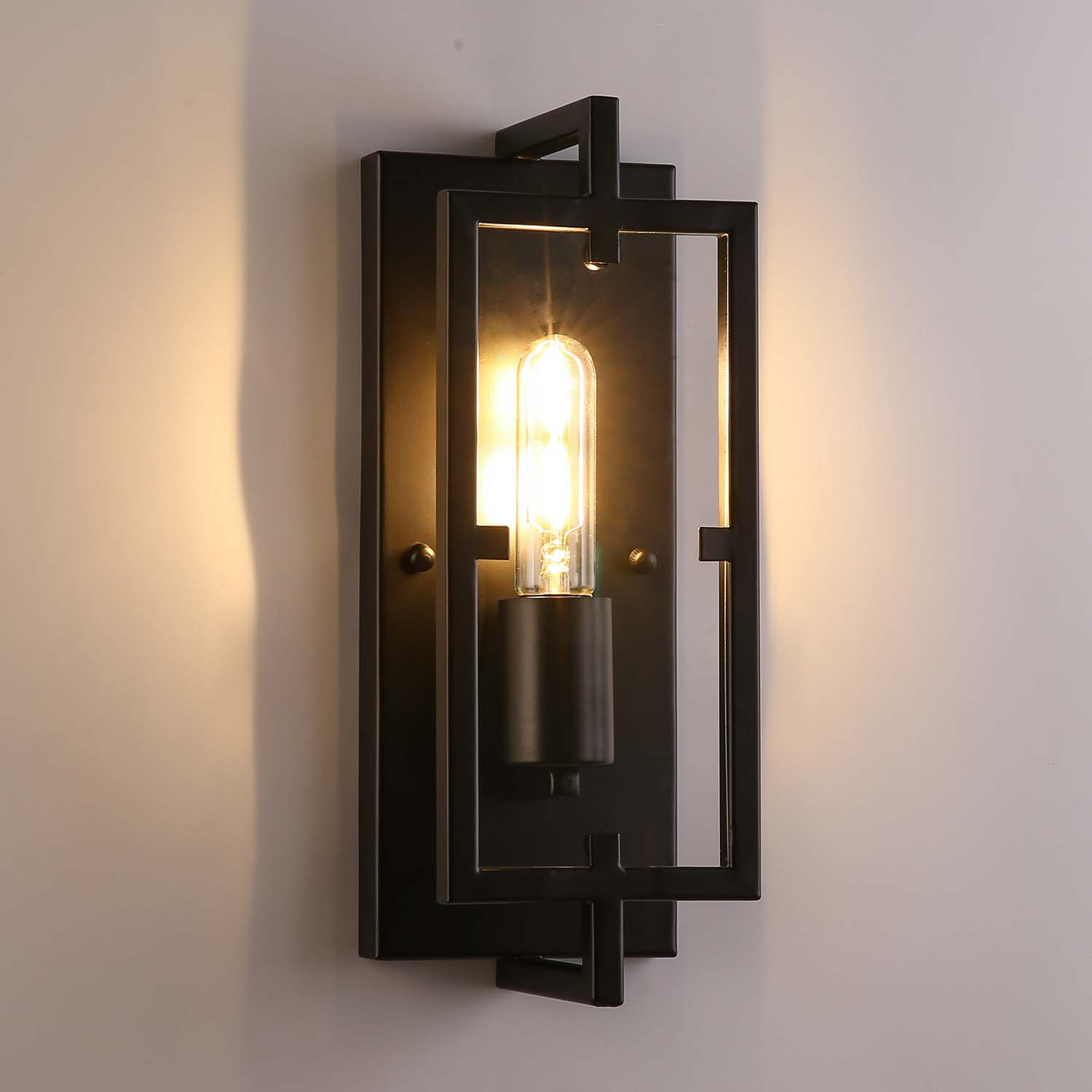 Latitude Run® Rodrigus 1-Light Wrought Iron Flush Mounted Sconce | Wayfair