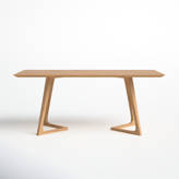 AllModern Fischer 71'' Ash Solid Wood Dining Table & Reviews | Wayfair