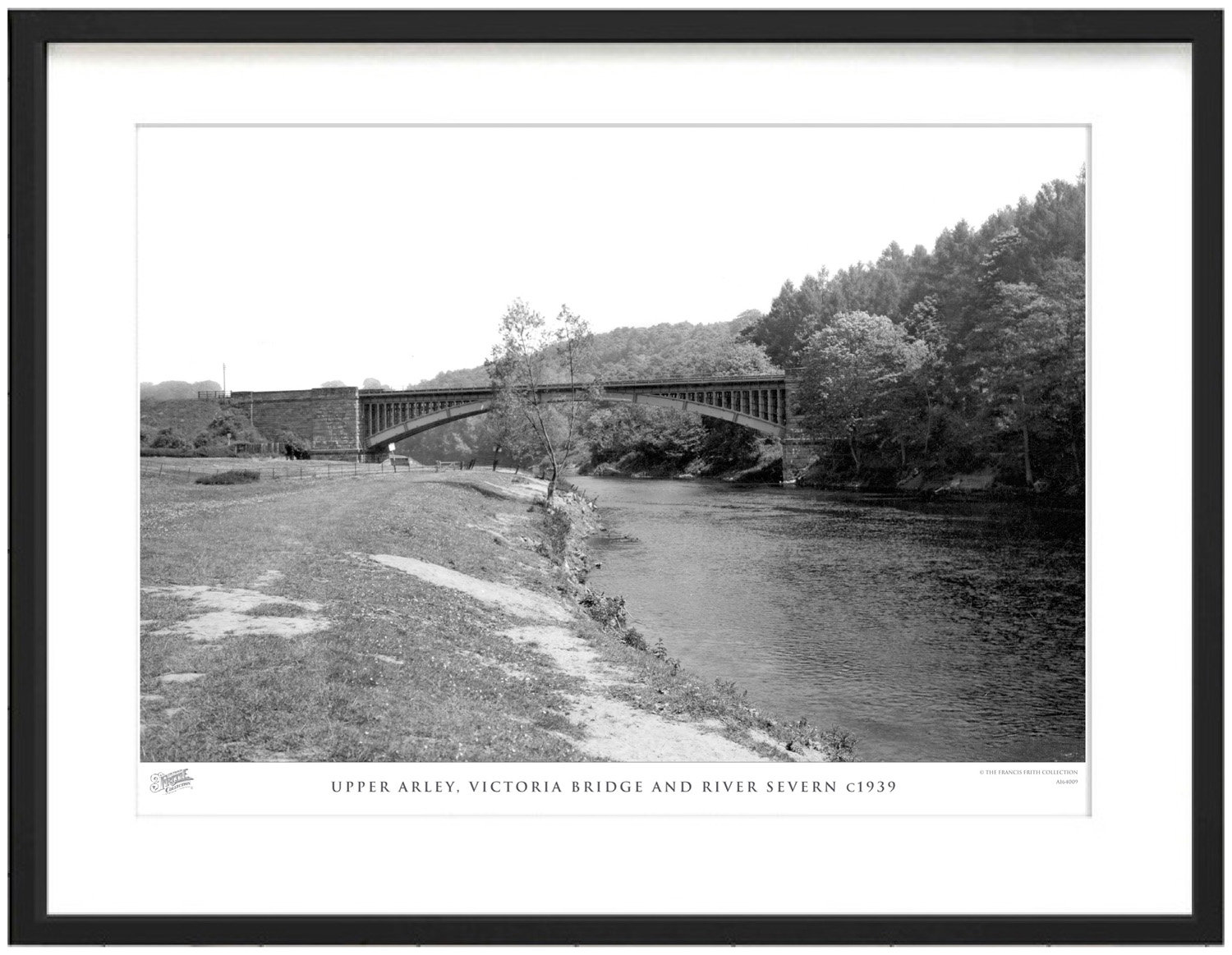 The Francis Frith Collection 'Upper Arley, Victoria Bridge and River ...