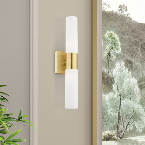 Wade Logan® Cailum 2-Light Dimmable Bath Bar & Reviews | Wayfair