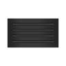 Texas Buildmart BUILDMART - 14x8 Black Modern AC Vent Cover - Standard ...