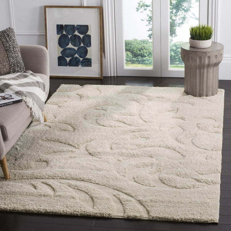 Charlton Home® Diederich Florida Shag Performance Solid Color Rug ...