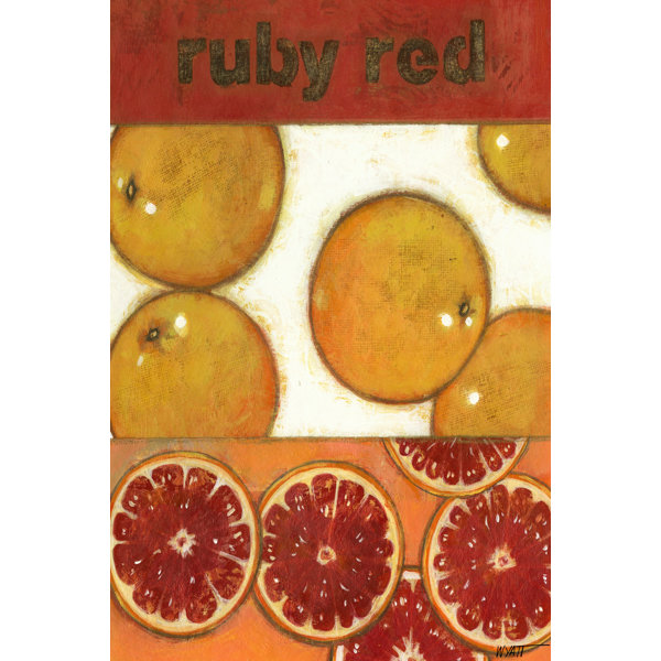 August Grove Ruby Red by Norman Wyatt Jr. - Wrapped Canvas Print ...