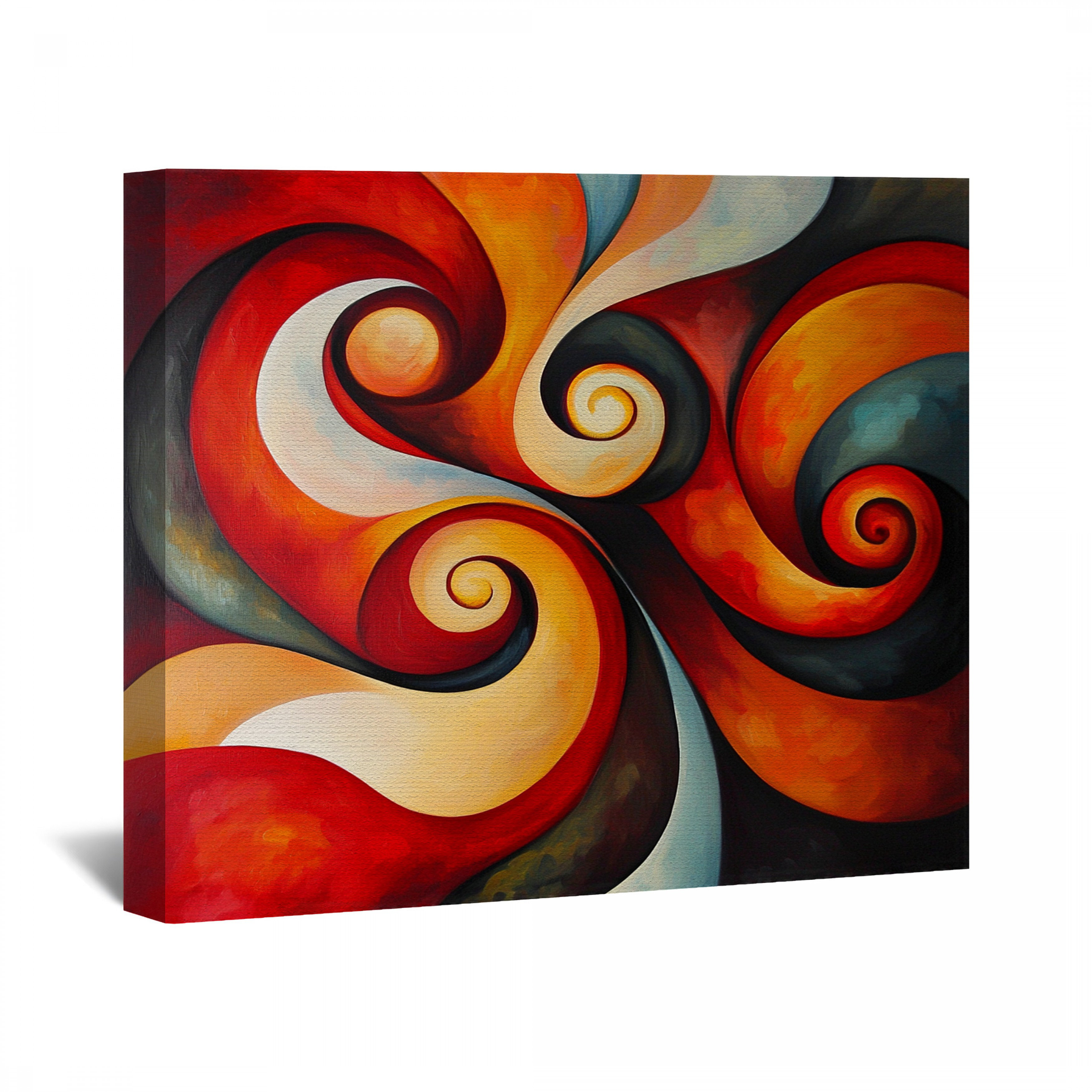Dakota Fields Swirls Canvas Wrap - Surreal Wall Decor | Wayfair