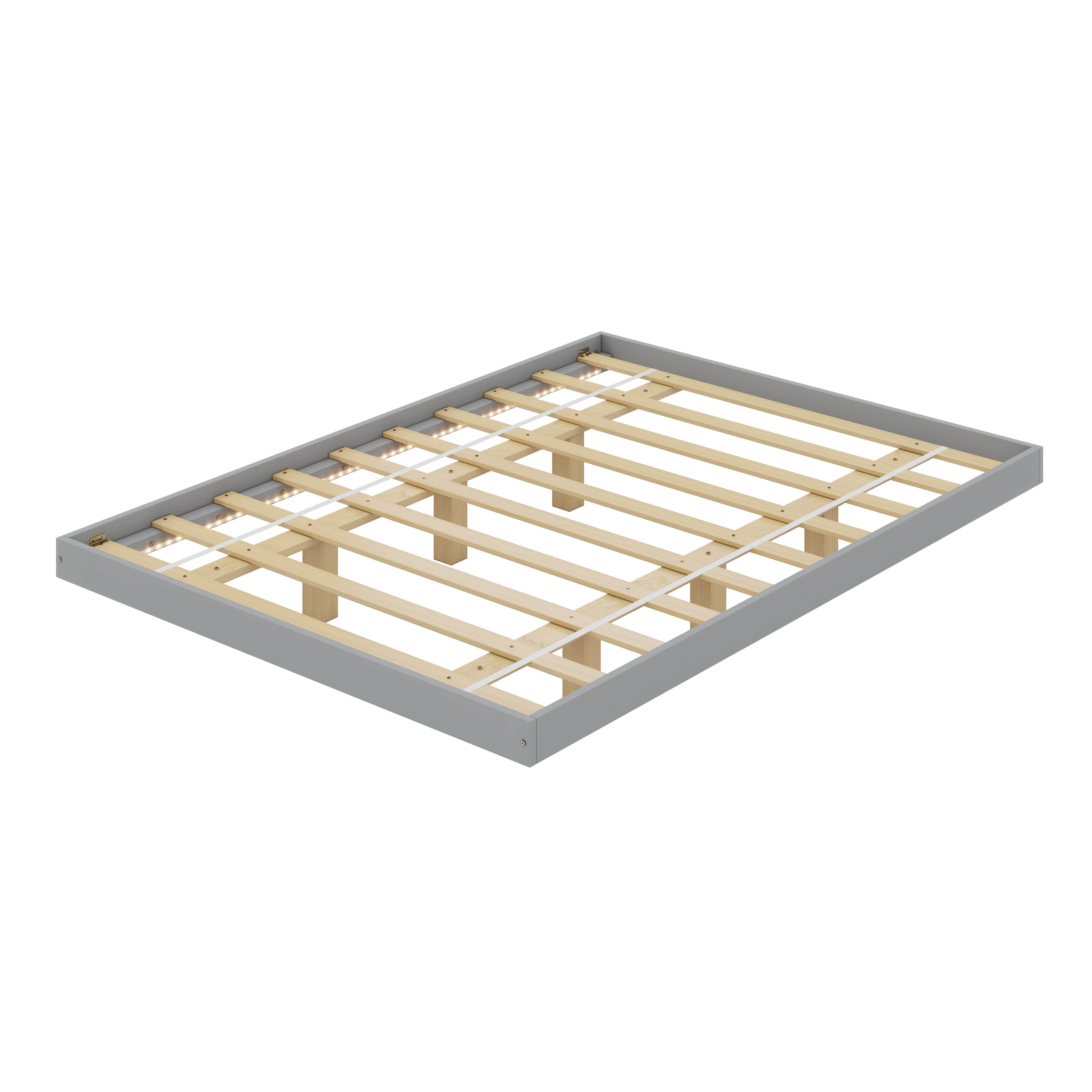 Wrought Studio™ Floating Bed With LED Lights Underneath | Wayfair