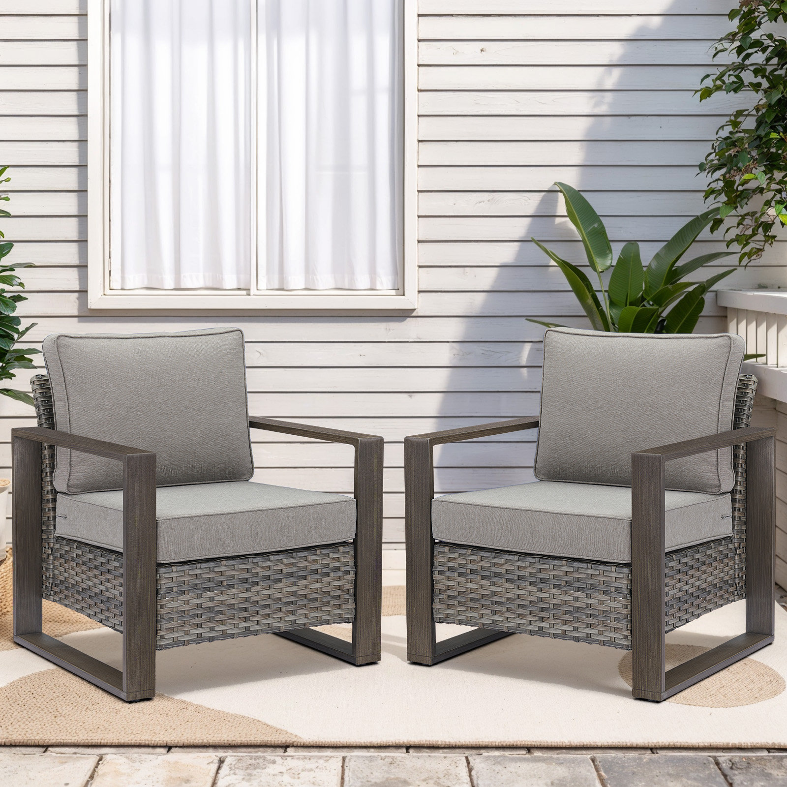Wrought Studio™ Kelyse Outdoor Lounge Chair | Wayfair