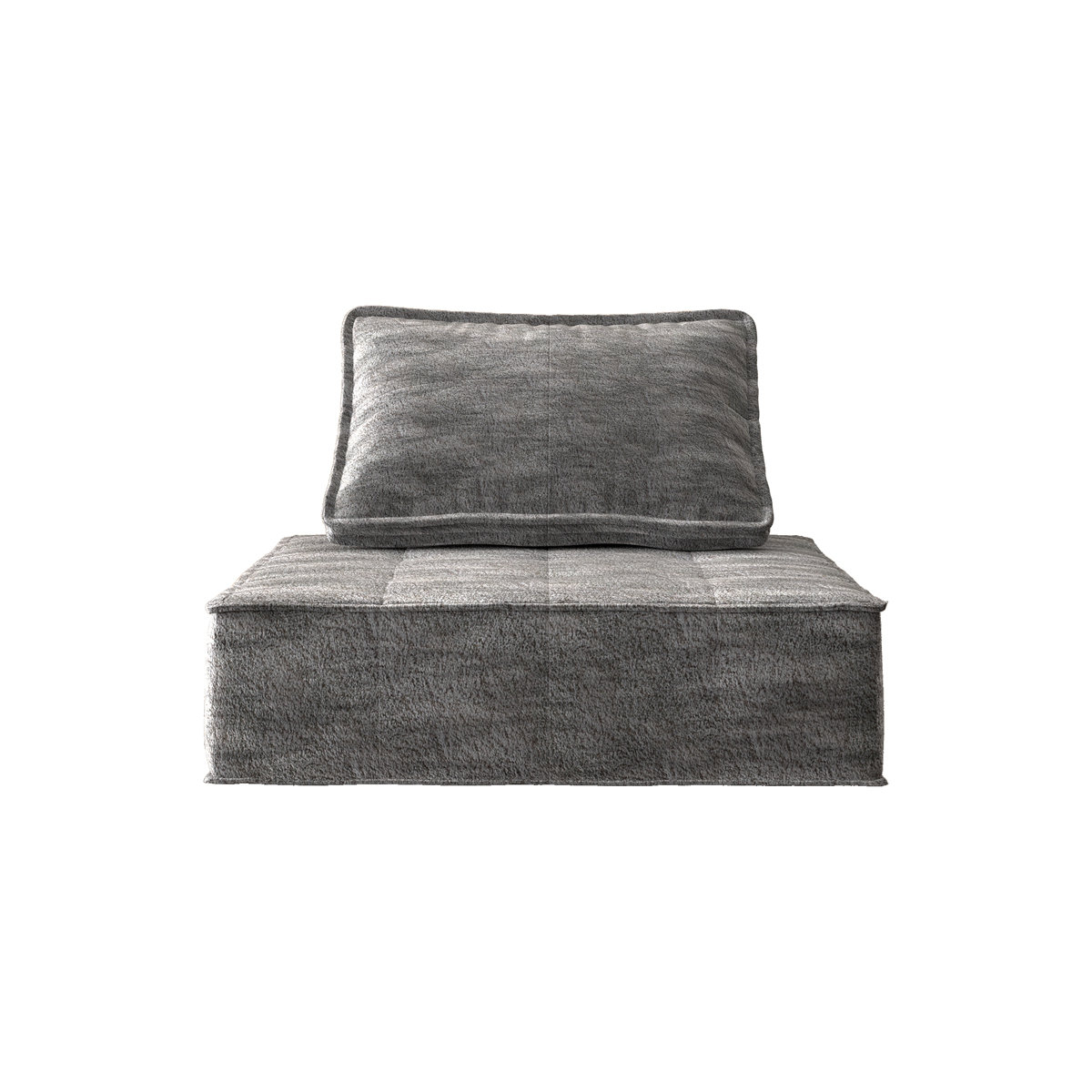 Ebern Designs Modern Modular Sectional Single Sofa Couch Single Square ...