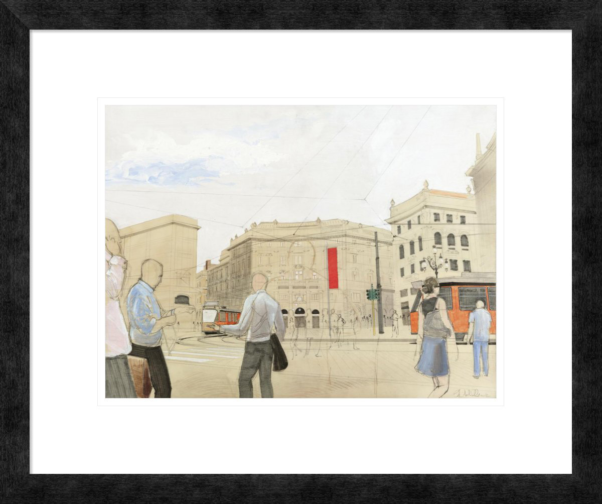 Global Gallery 'Urbana' by Erik Scheller Framed Graphic Art | Wayfair