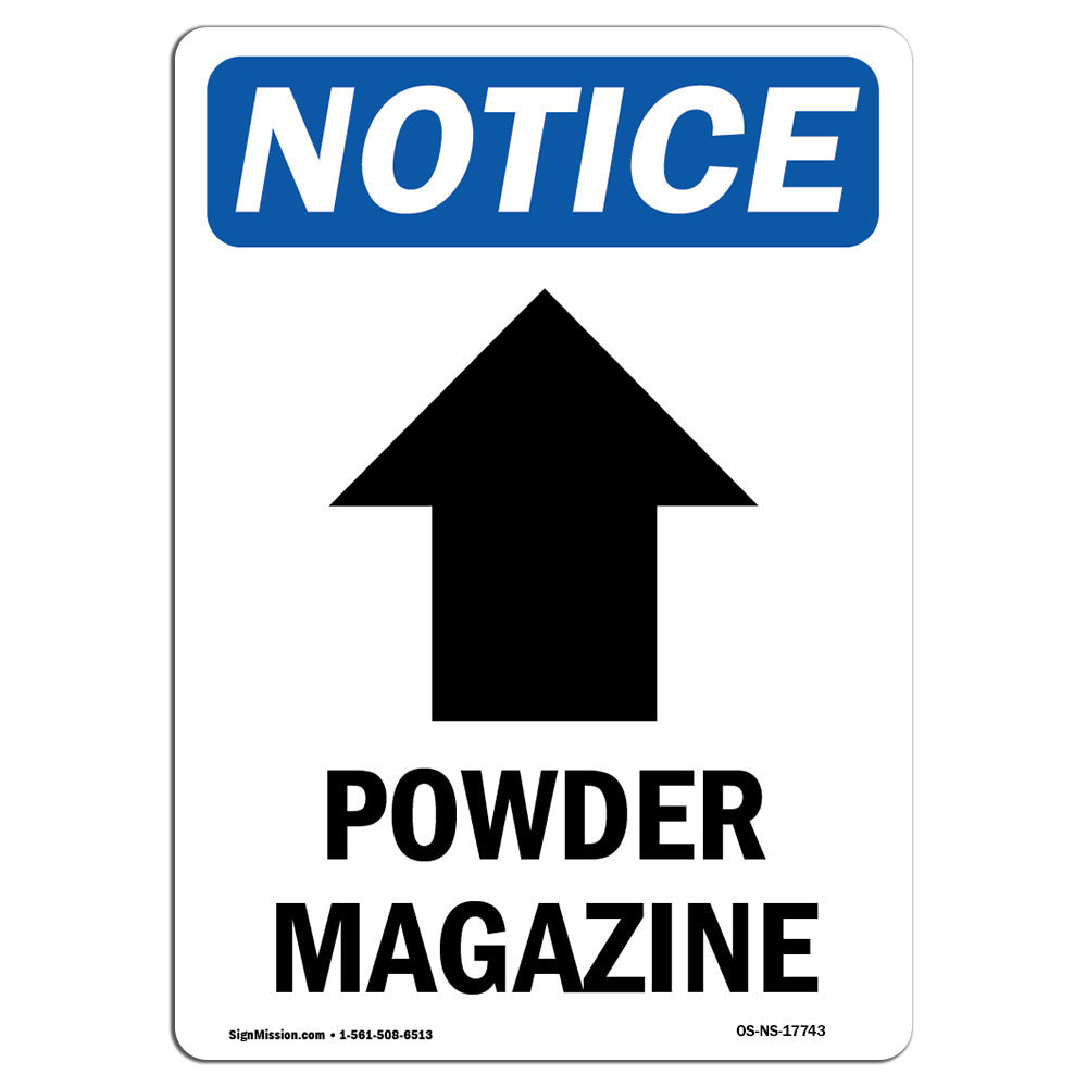 SignMission Powder Magazine Sign with Symbol | Wayfair
