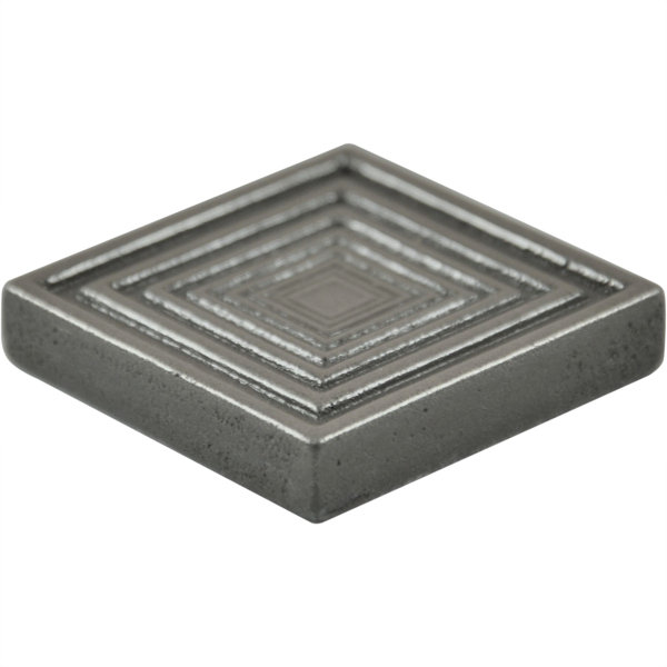 Nichetiles Focus 2'' x 2'' Metal Decorative Tile Insert | Wayfair