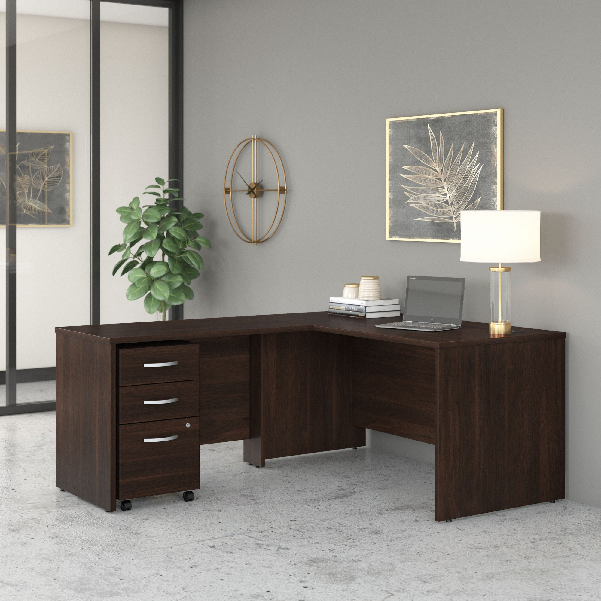 Bush Business Furniture Studio C L-Shaped Desk & Reviews | Wayfair