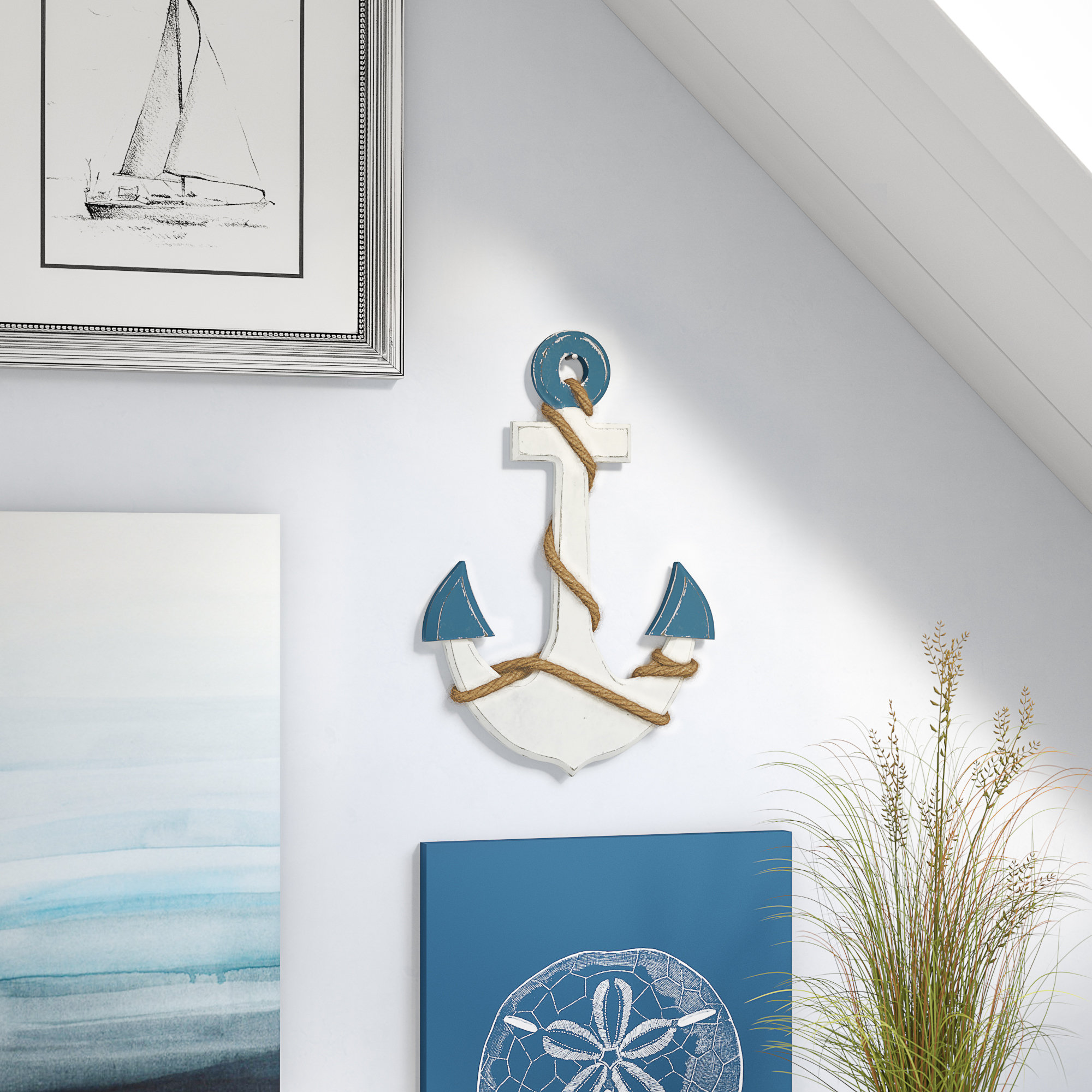 Breakwater Bay Coastal Nautical & Beach Wall Decor on Wood & Reviews ...