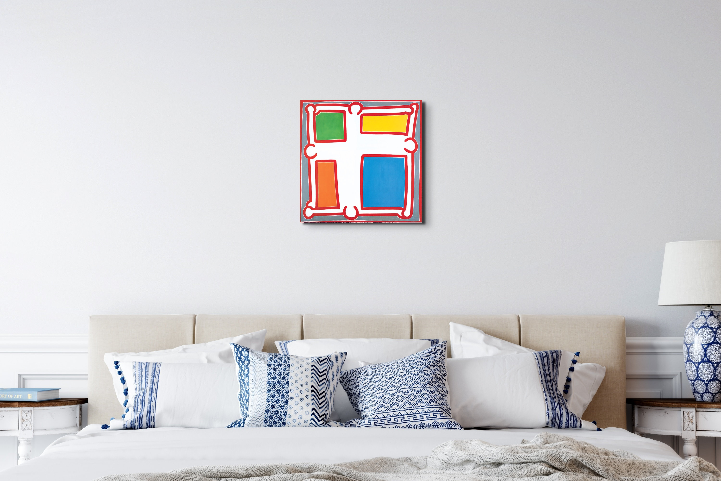 Ivy Bronx Homage to Keith Together by Art Studio 58x58 Cm Frameless ...