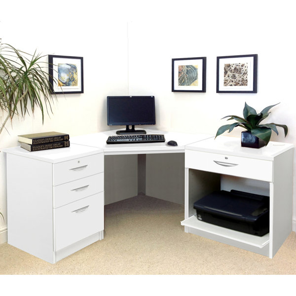 Ebern Designs Brelyn Corner Executive Desk | Wayfair.co.uk