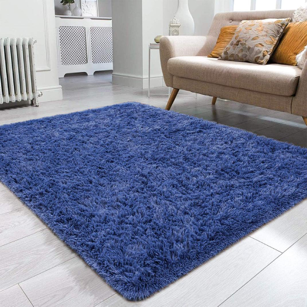 Mercer41 Doralina Solid Color Machine Made Polyester Area Rug in Light ...