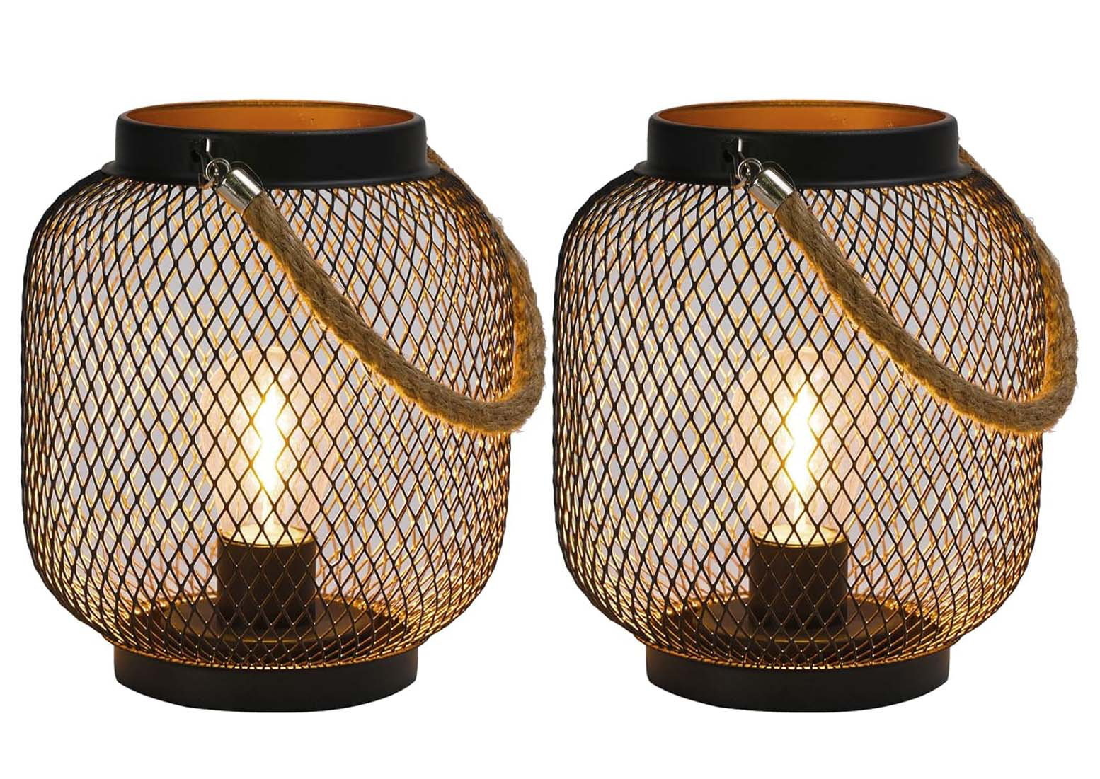 Absuta 2 Pack Metal Cage Outdoor Lanterns - Wayfair Canada
