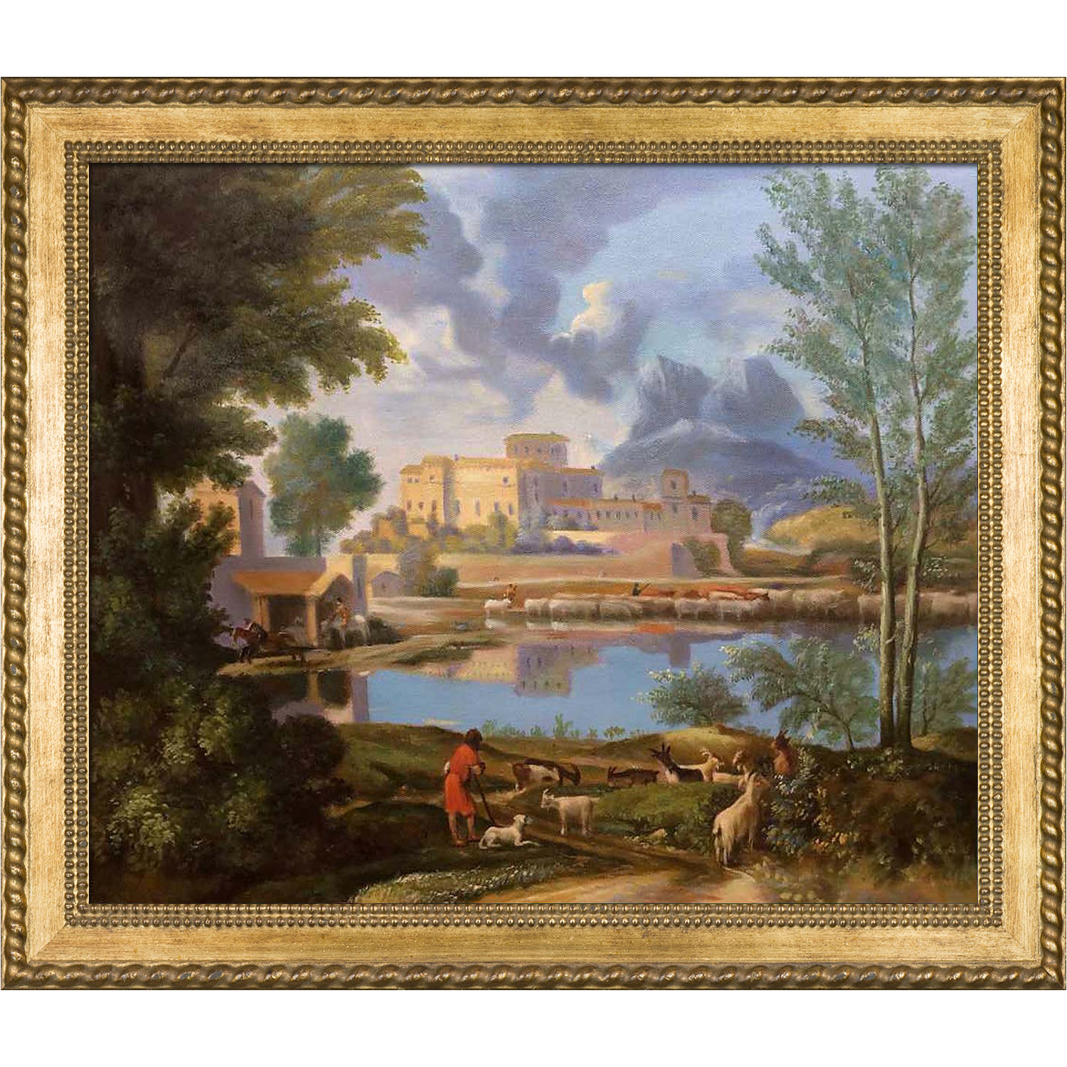 Winston Porter Landscape With a Calm by Nicolas Poussin - Picture Frame ...