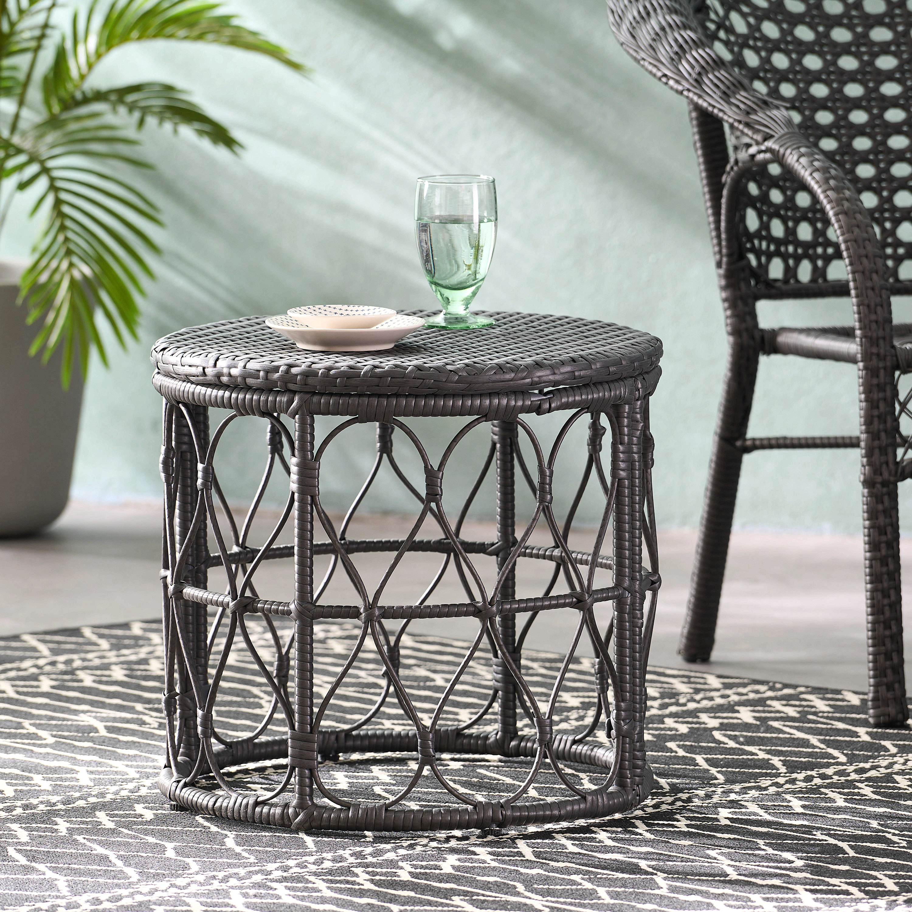 Bay Isle Home™ Rattan Bruce Side Table - Wayfair Canada