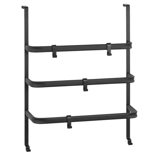 mDesign Metal Over Shower Door Towel Rack Holder for Bathroom | Wayfair