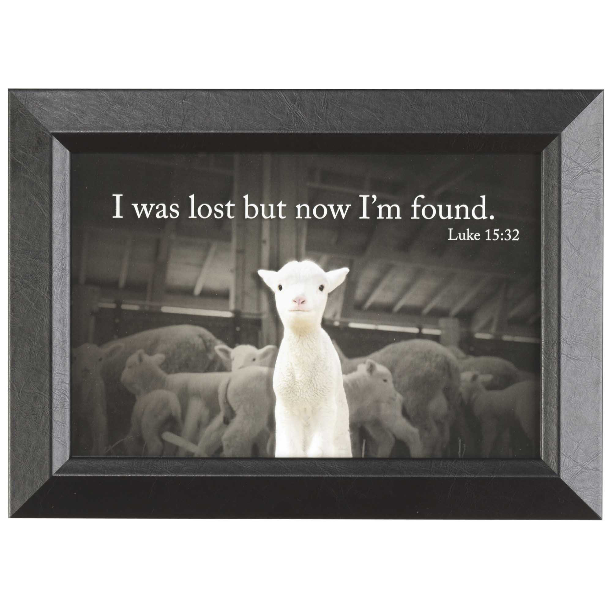 Trinx Framed Wall Art I Was Lost Luke 15:32 - Wayfair Canada
