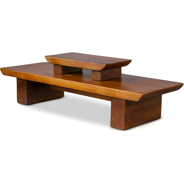 Corrigan Studio® Handmade Two-Tier Meditation Altar Table - Solid Mango ...