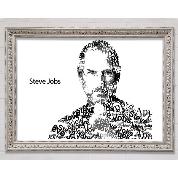 Happy Larry Apple Steve Jobs Framed Print | Wayfair.co.uk