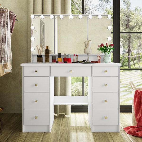 Wade Logan® Borgar Vanity & Reviews | Wayfair