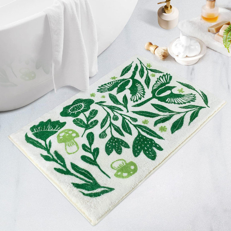 Lark Manor™ Hoisington Microfiber / Microsuede Bath Mat | Wayfair