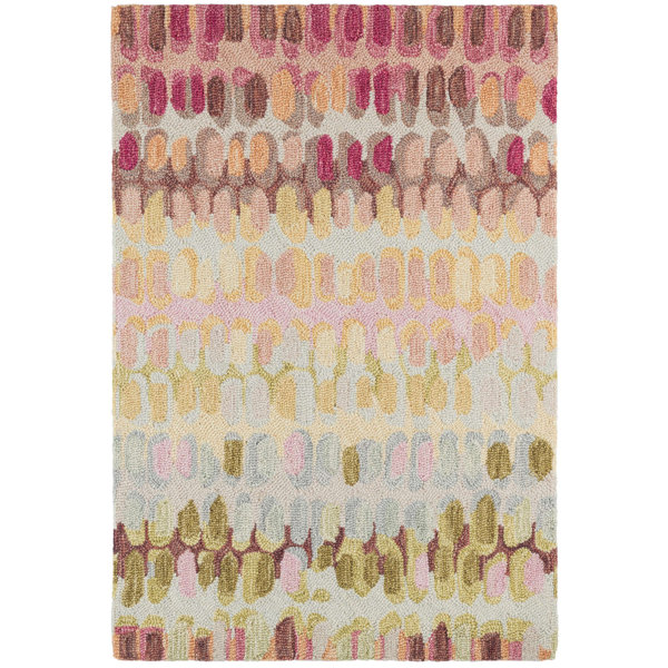 Dash and Albert Rugs Paint Chip Pastel Hand Micro Hooked Wool Rug ...