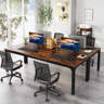 17 Stories Alyzia 78.8'' W Rectangle Computer Desk & Reviews | Wayfair