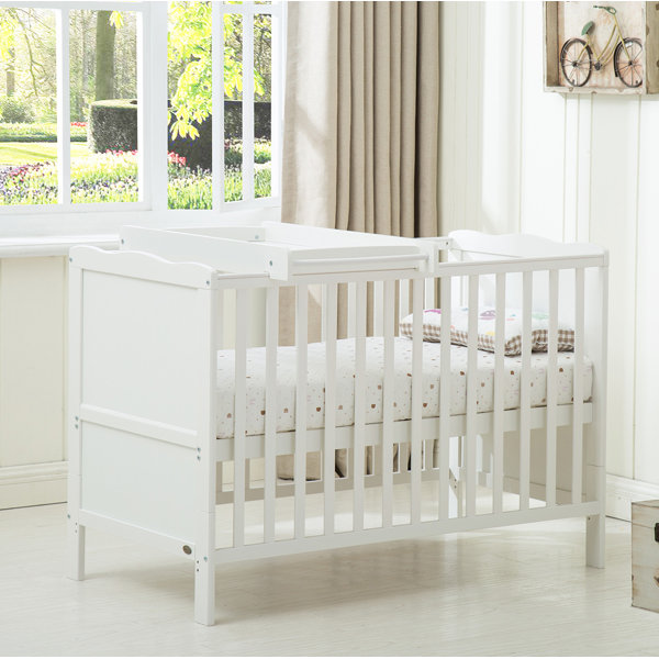 Harriet Bee Josiah Cot Bed with Mattress & Reviews | Wayfair.co.uk