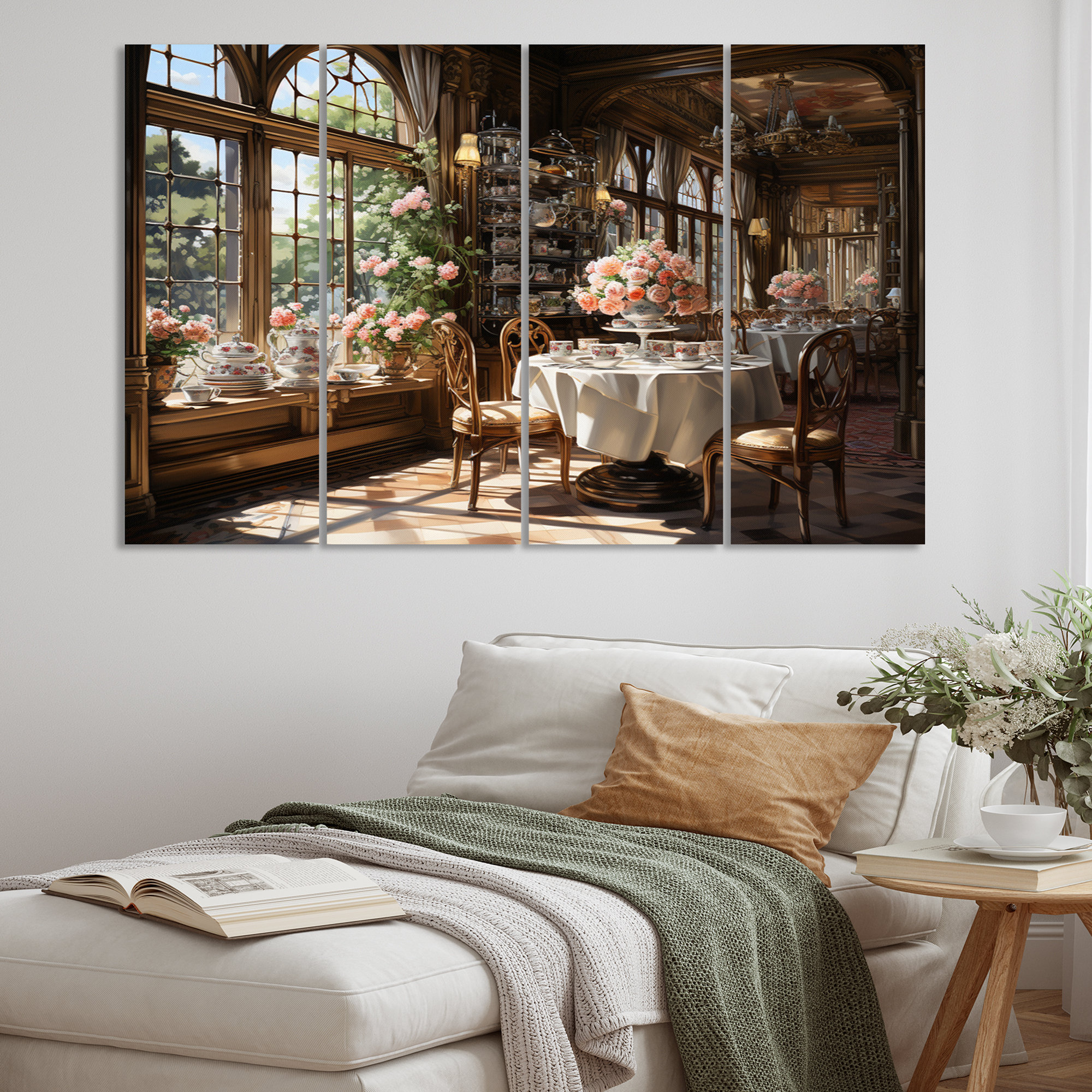Design Art Country Clubs Afternoon Tea II - Country Clubs Wall Art ...