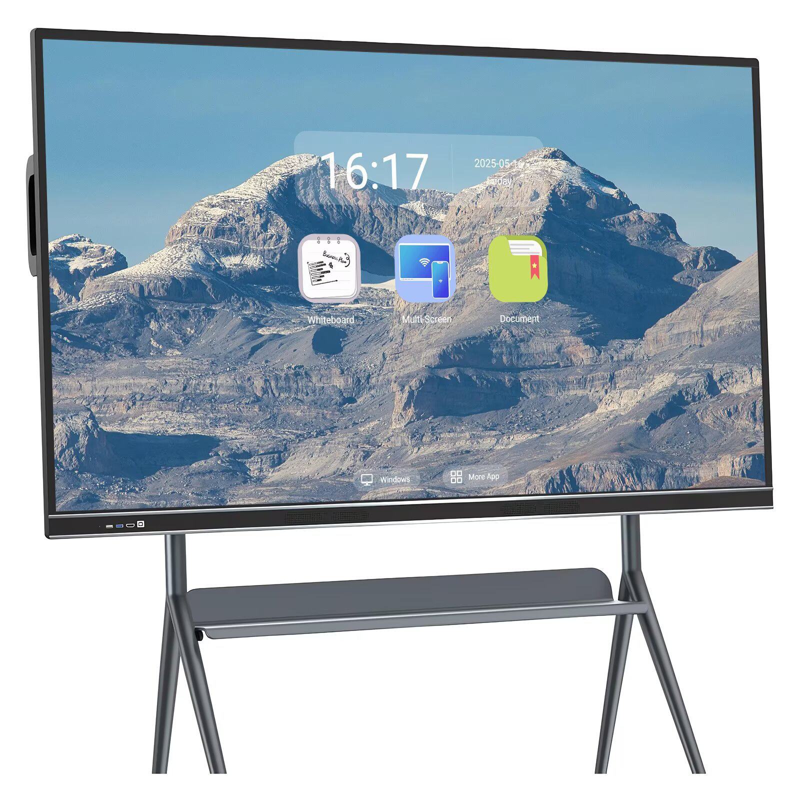 JYXCN Smart Board 75 Inch Interactive All-in-One Touch Screen with Dual System, Cloud Sharing ...
