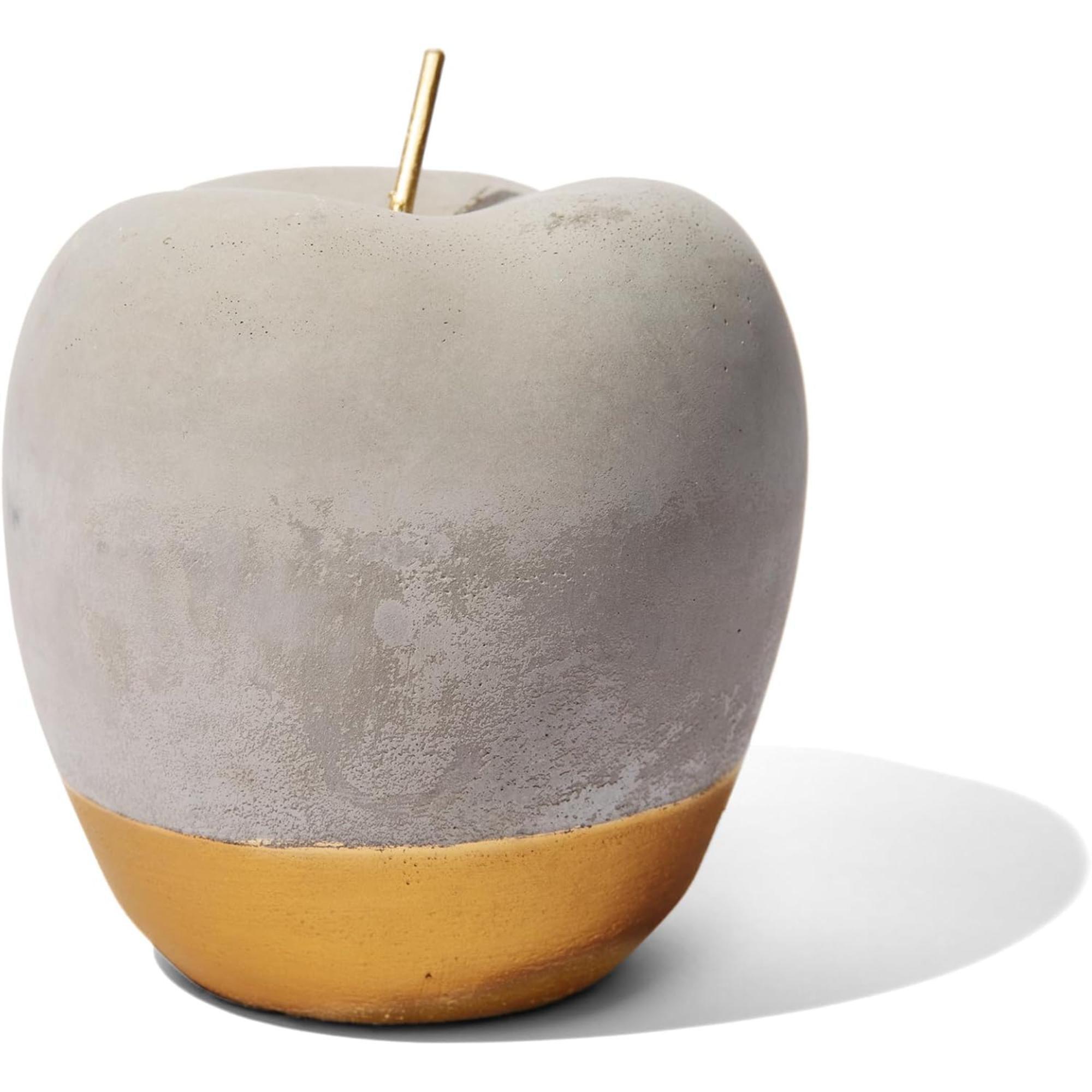 Latitude Run® Decorative Concrete Apple, Modern European Apple Shaped ...