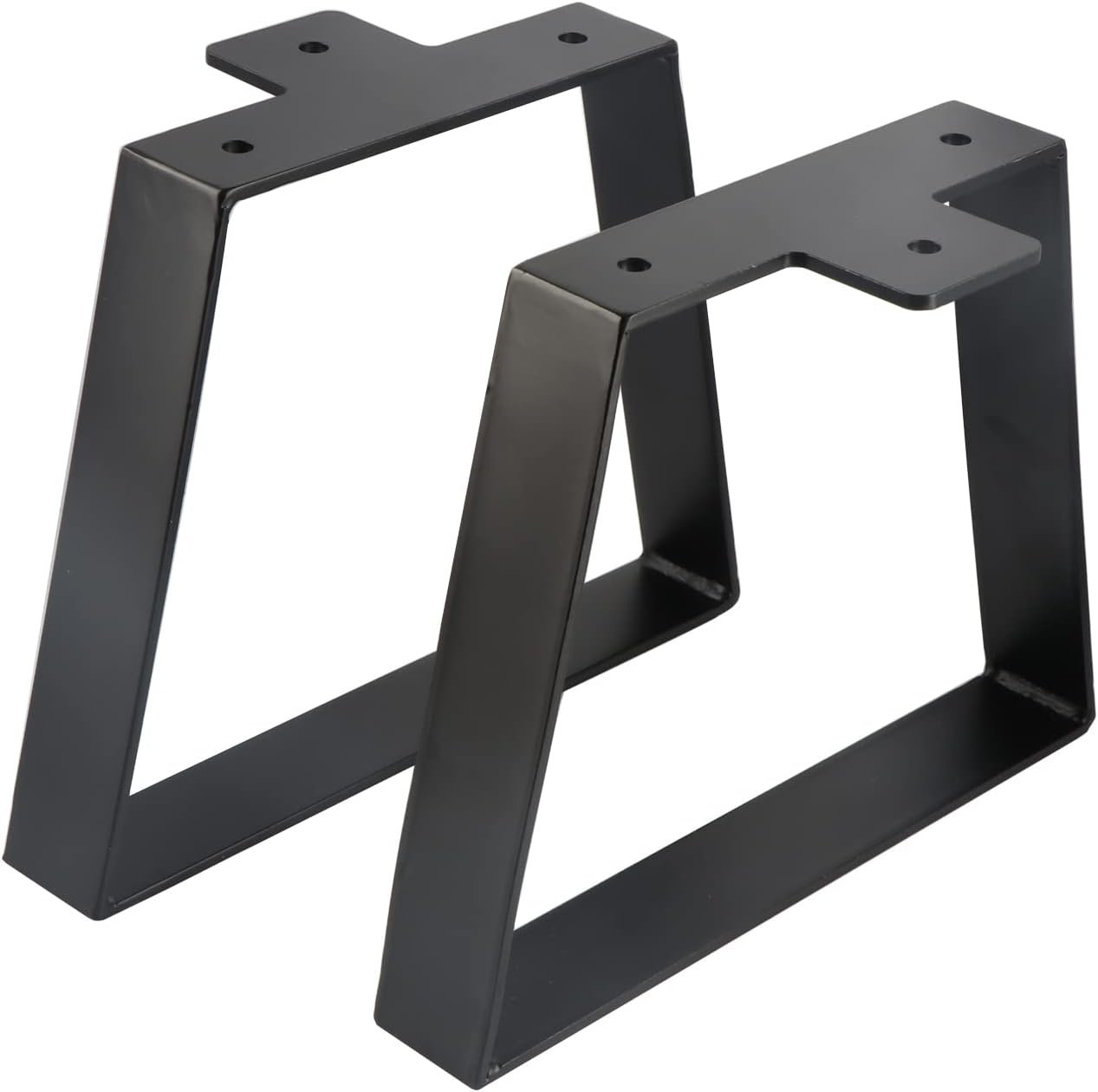 WKING Trapezoid Metal Table Legs For DIY Furniture, Heavy Duty Steel ...