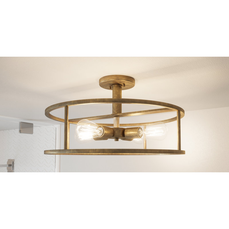 Ivy Bronx McCook 4-Light Drum Chandelier & Reviews | Wayfair