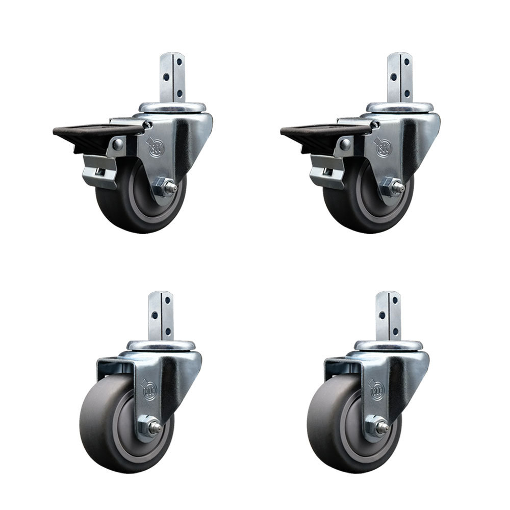 Service Caster Thermoplastic Rubber Casters | Wayfair