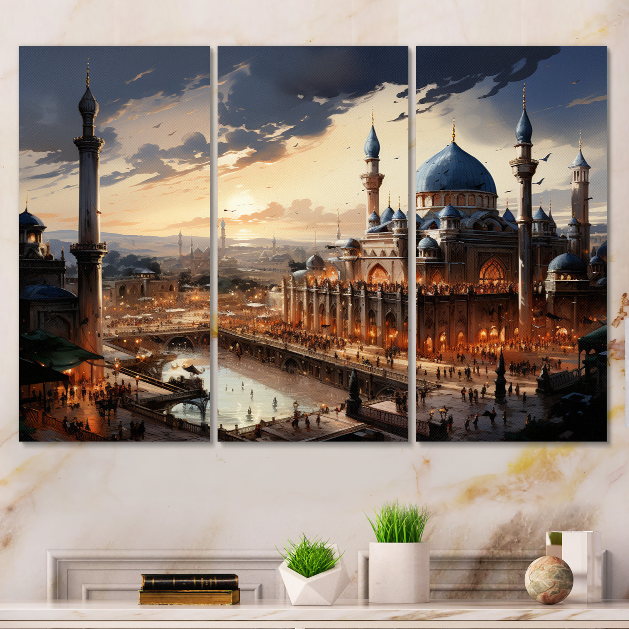 Red Barrel Studio Islam Art Islamic Festivals II - Islamic Metal Wall ...