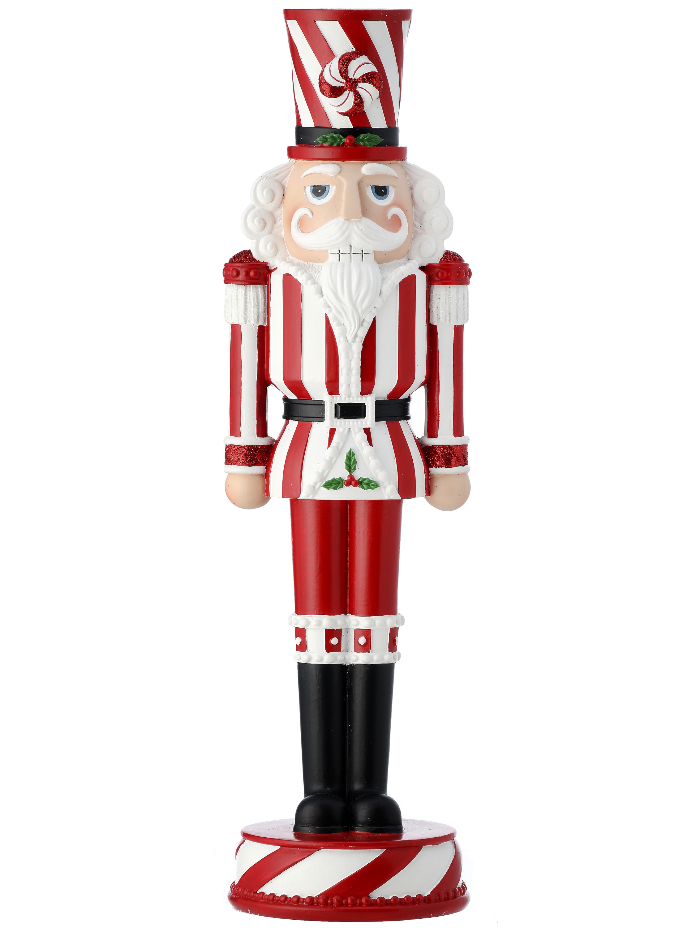 The Holiday Aisle® 13" Resin Peppermint Nutcracker - Wayfair Canada