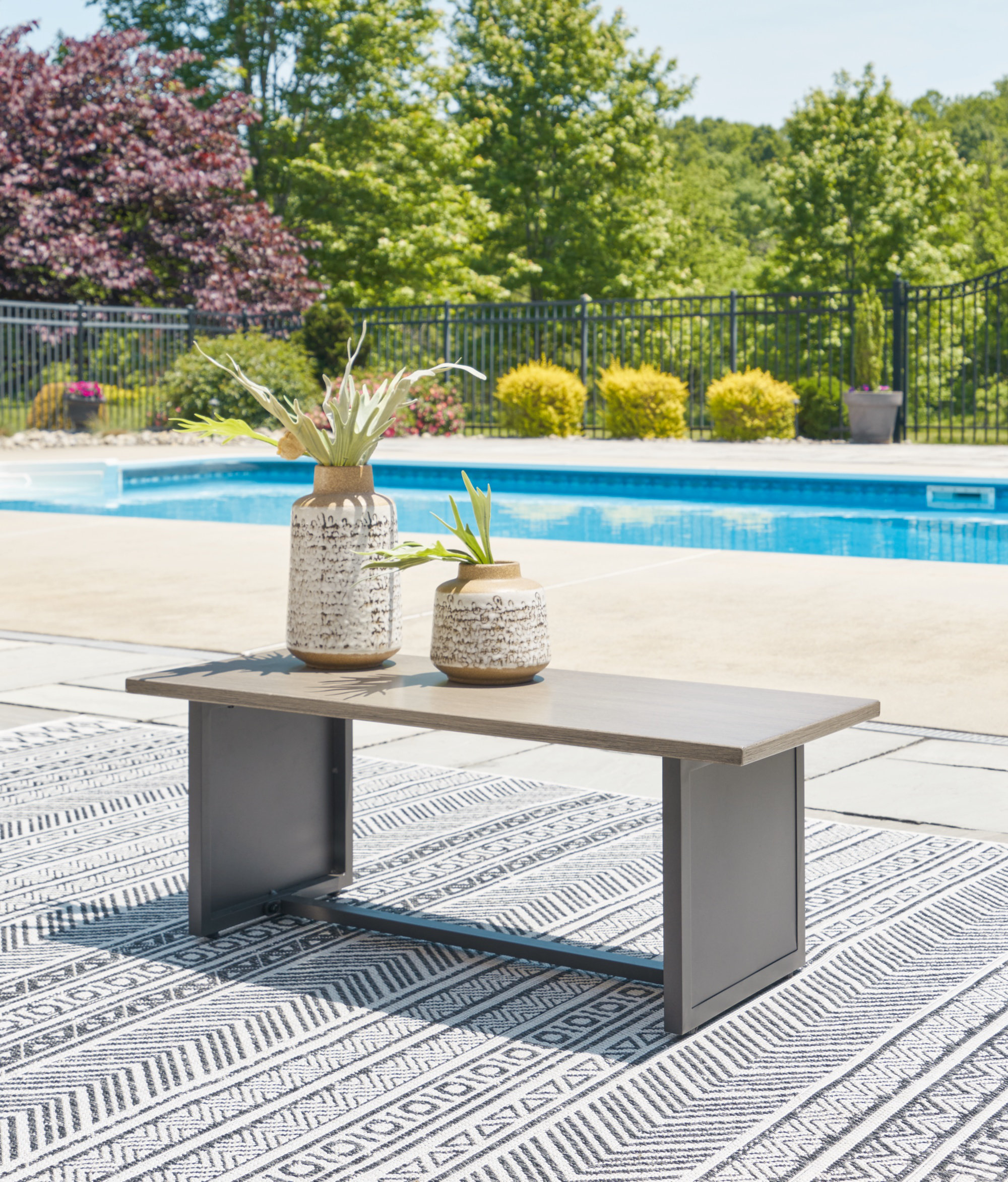 Wrought Studio Kyandre 38 L x 16 W Outdoor Table - Wayfair Canada