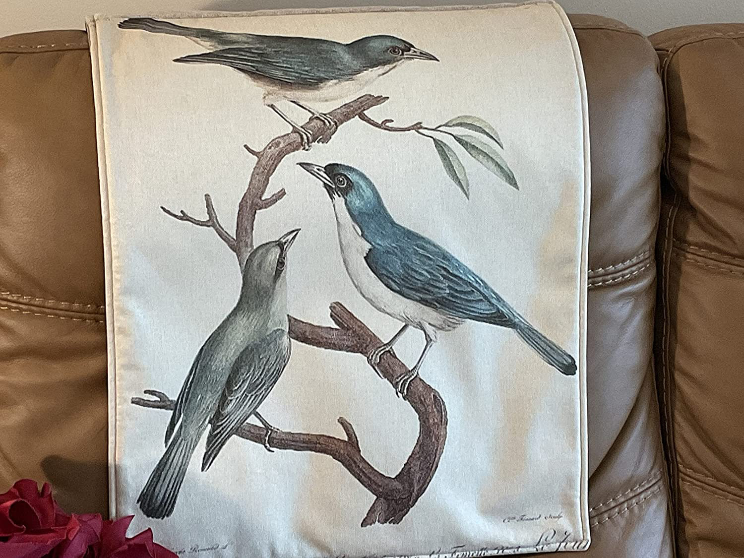 Red Barrel Studio® Three Bird Headrest Cover | Wayfair