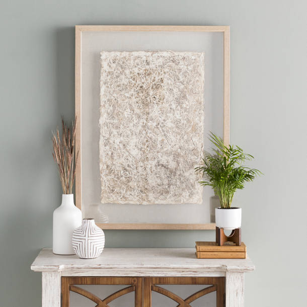 Amber Lewis x Loloi Mendocino Beige / Ivory 2'-6" x 3'-6" Wall Art ...