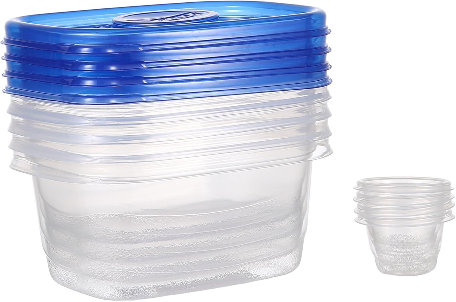 Prep & Savour Snack Food Storage Containers, Medium Rectangle, Holds 24 ...