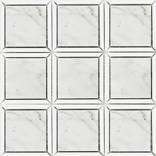 Tile & Top 6" x 6" Marble Grid Mosaic Wall & Floor Tile | Wayfair
