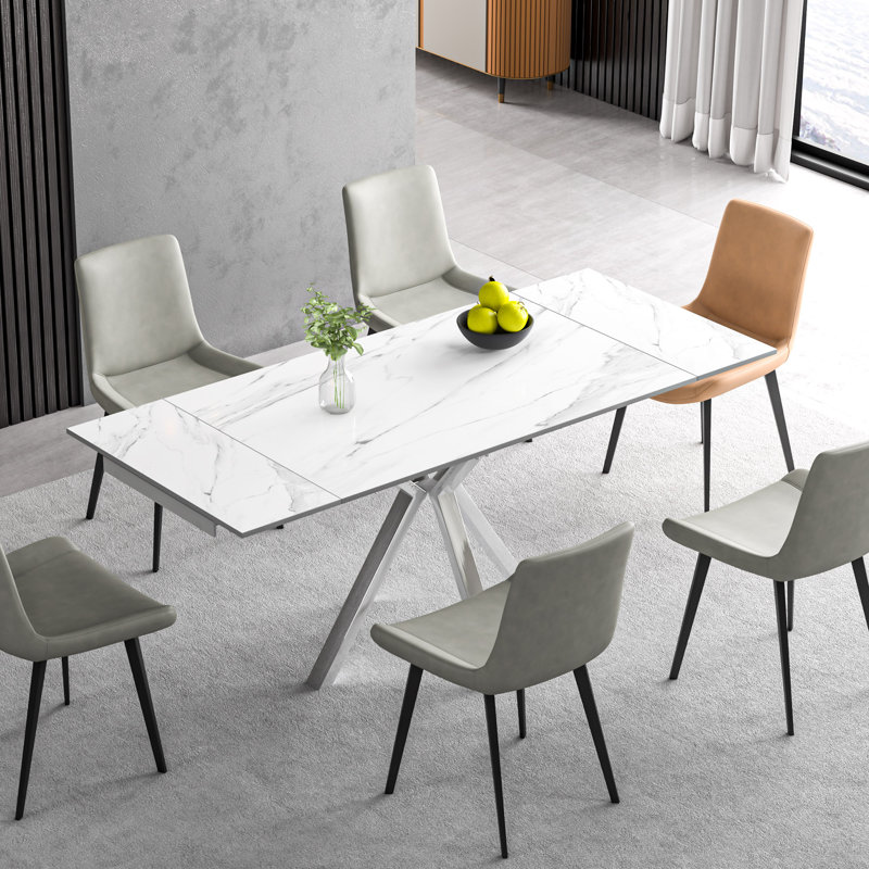 Latitude Run® Pedestal 83" Dining Table - Wayfair Canada