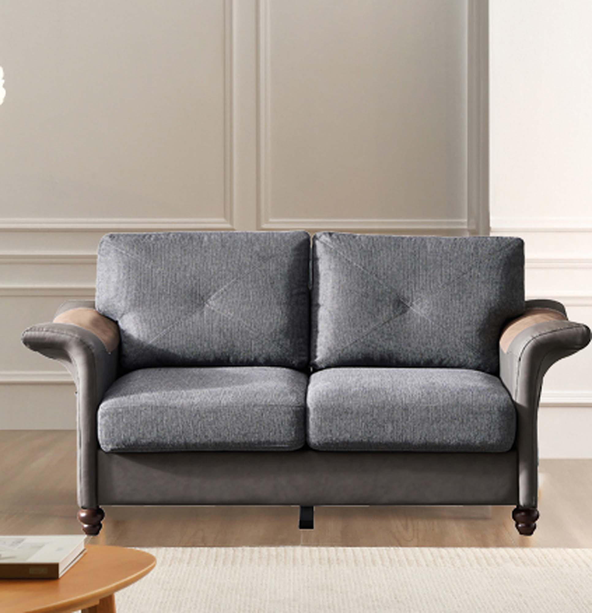 Alcott Hill® Aksharan 61" Linen Flared Arm Sofa | Wayfair