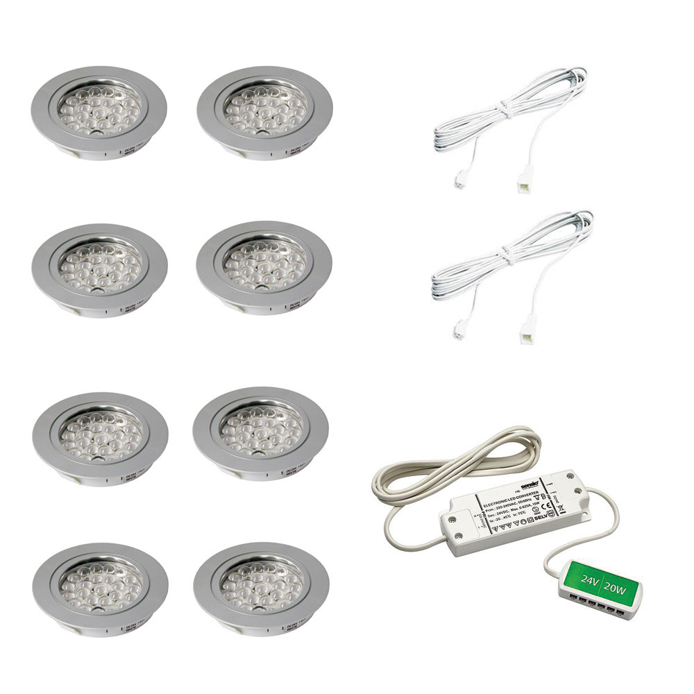 Transolid Sensio 24-Light LED Under Cabinet Puck Light - Wayfair Canada