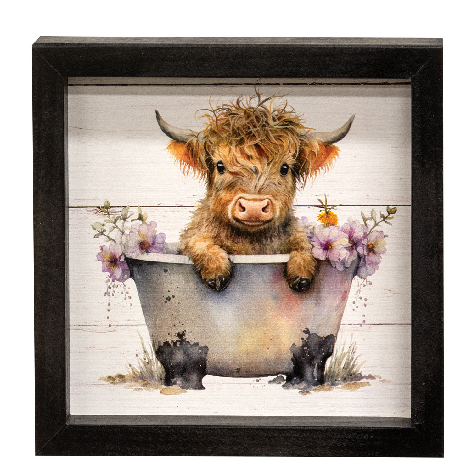 Gracie Oaks Muriel Animals Box Signs & Plaques | Wayfair