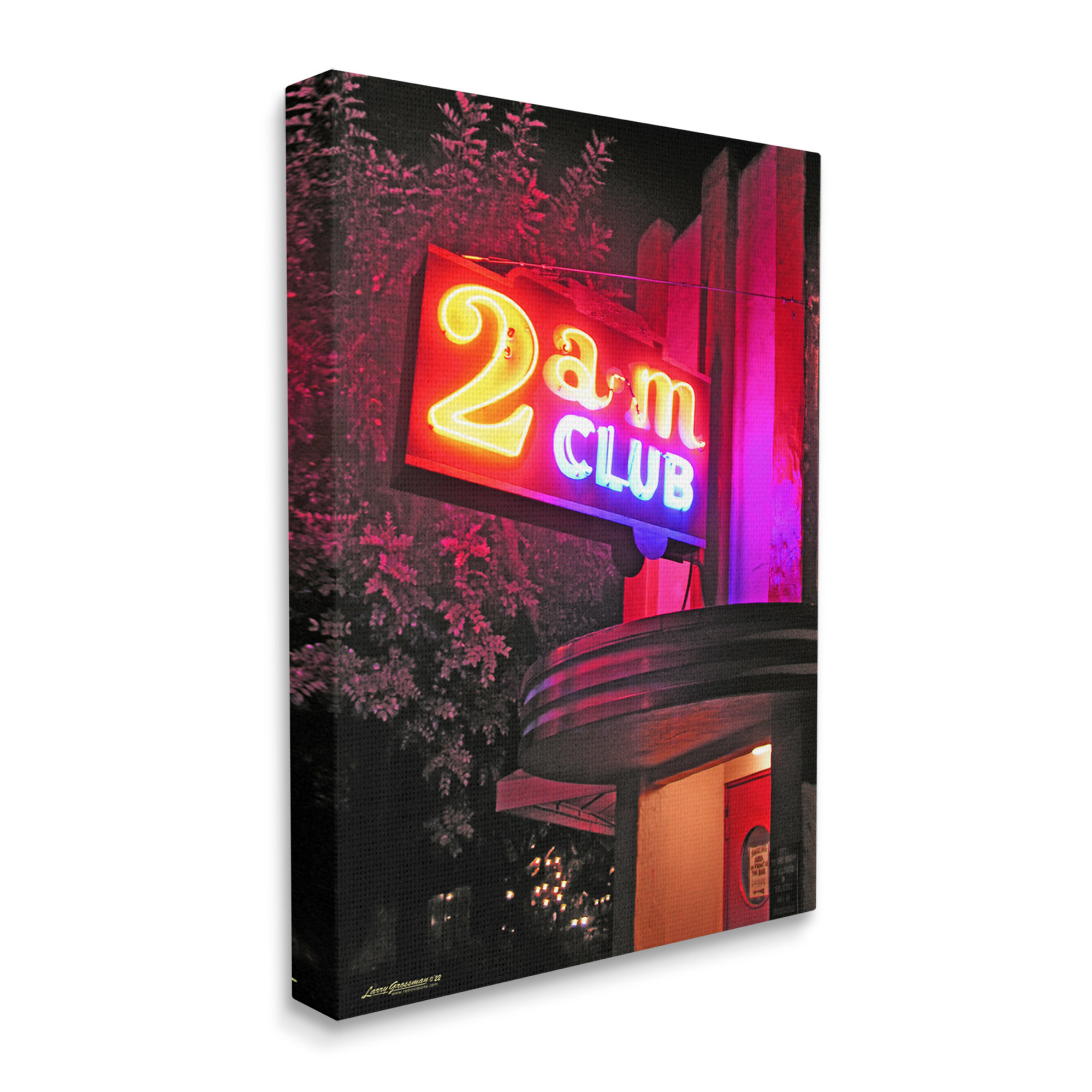 Stupell Industries Urban 2am Club Sign by Larry Grossman | Wayfair